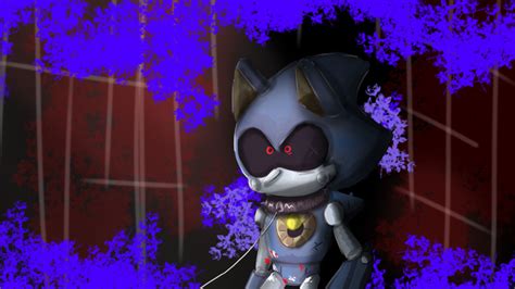 Rule 34 After Sex Blood Blue Body Collar Cum Leash And Collar Metal Sonic Red Eyes Robot