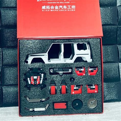 خرید و قیمت ماکت فلزی بنز جی کلاس ساختنی از غرفه اسباب بازی نارمیلا