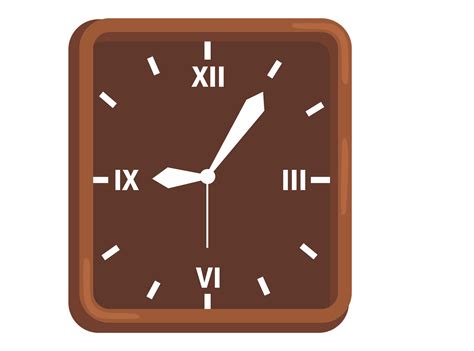 Object Clock With Square Shape 13367185 Png Object Clock With Square Shape 13367185 Png