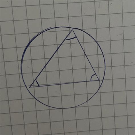 Побудуйте коло описане навколо гострокутного трикутника Школьные Знания Com