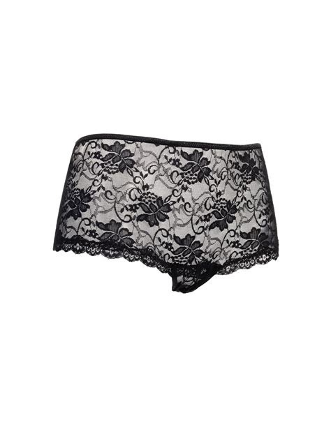 Slip Avec Dos Ouvert Talle Unique Noir Amorable By Rimba Stri