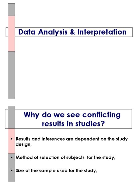 Data Analysis And Interpretation Ppt Statistical Power Type I And