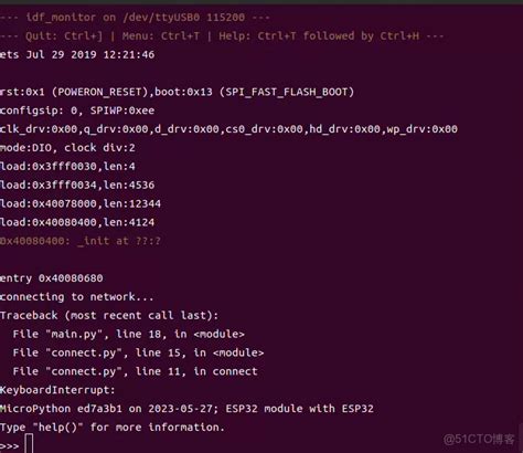 Esp32 开机运行python Esp32 启动mob6454cc620c34的技术博客51cto博客