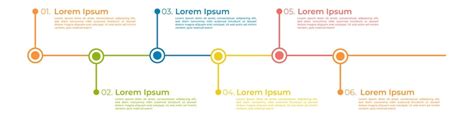 Premium Vector Simple Timeline Infographic Flow Chart Layout Template