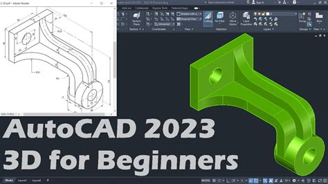 S3d Autocad Drawing Autocad 2d To 3d Tutorial For Beginners