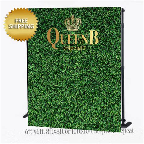 Grass Step And Repeat Backdrop Dream Design Group