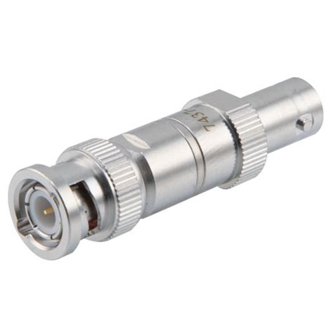 2 Db Fixed Attenuator Bnc Male Plug To Bnc Female Jack Up To 4 Ghz Rated To 2 Watts Brass