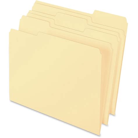 100 Count Office Filing Folders Pendaflex Reinforced Tab File Folders