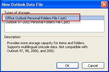 Add A New Data File Pst To Your Profile Slipstick Systems