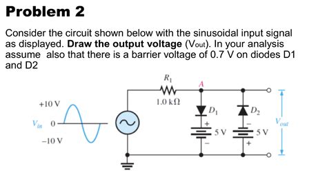 Solved Problem Consider The Circuit Shown Below With The Chegg
