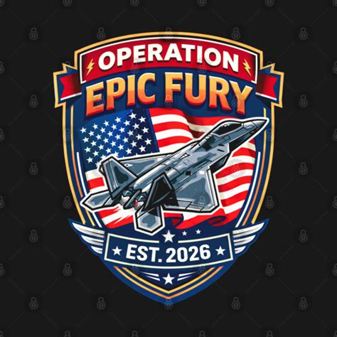 Operation Epic Fury Est 2026 Operation Epic Fury T Shirt Teepublic