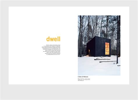 Dwell L Magazine Design Behance