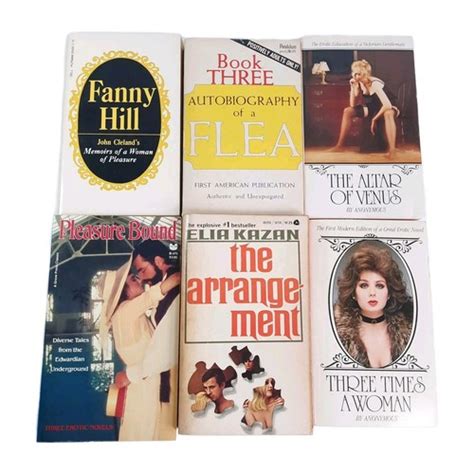 Vintage Pulp Erotica Lot Of 6 Adult Paperbacks 60s And 80s Fanny Hill