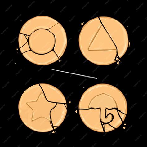 Premium Vector Cookies Of Different Shapes Cookie Star Cookie