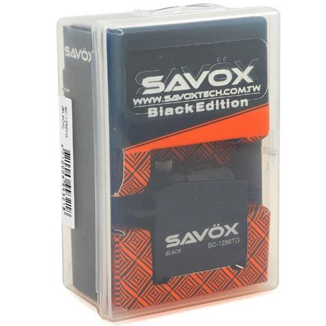 SC 1256TG BLACK SAVOX SERVO SAVOX BLACK EDITION DIGITAL 20KG 0 15S