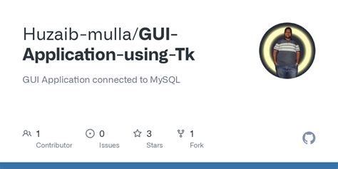 Github Huzaib Mullagui Application Using Tk Gui Application Connected To Mysql