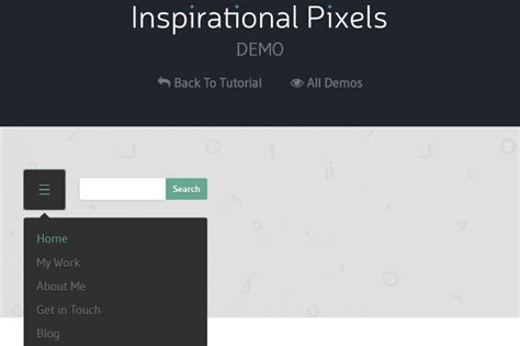 Responsive Navigation Solutions Examples Codes Regarding Simple Html Menu Template 10
