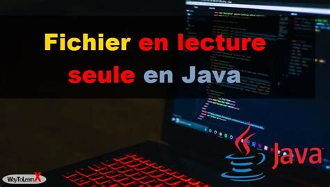 Fichier En Lecture Seule En Java Waytolearnx