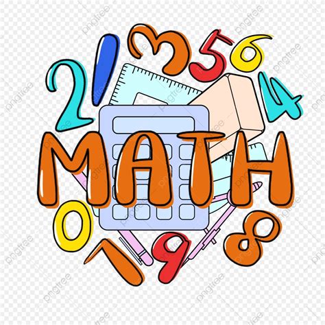 Stationery Cartoon Clipart Hd Png Math Clipart Cartoon Style