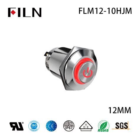 Great 120 Volt Momentary Push Button Switch Filn 12mm 2pin Metal Ip65 120 Volt Momentary Push