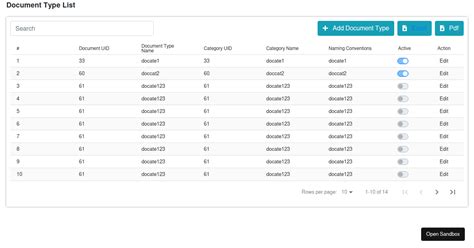React Data Table Components Codesandbox