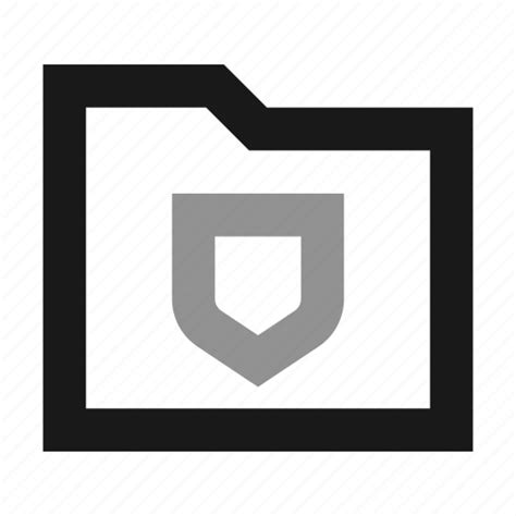 Folder Shield File Office Files Document Icon Download On Iconfinder