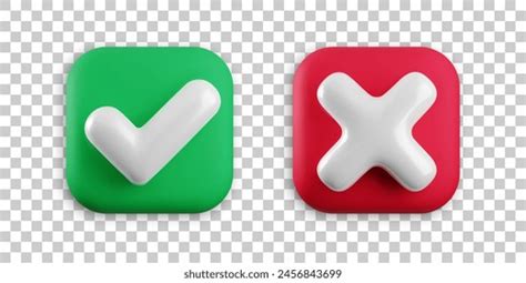 Vector 3d Checkmarks Icon Set Square Stock Vector Royalty Free 2456843699 Shutterstock