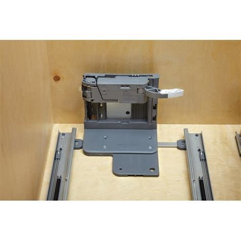 Rev A Shelf WCSD DM Touch To Open Quart Single Trash Pull Out Waste Container Blum