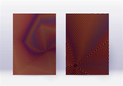 Premium Vector Cover Design Template Set Abstract Lines Modern B