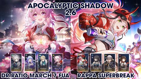 New Apocalyptic Shadow 2 6 Dr Ratio March 7 Fua And Rappa Superbreak