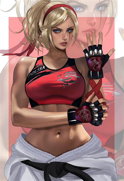Kittymiya Lidia Sobieska Tekken Tekken Commentary Highres Girl Bare Shoulders Blonde