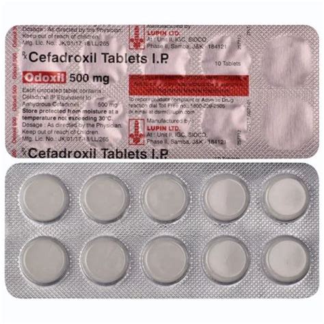 Cefadroxil 500 Mg Tablets Packaging Size 1x10 At ₹ 190stripe In Nagpur