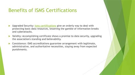 Ppt Enhancing Business Security And Credibility Through Isms Certifications Powerpoint