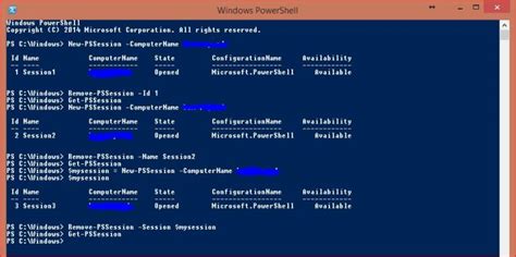 Windows Powershell Sessions Pssessions Stephanos Constantinou Blog