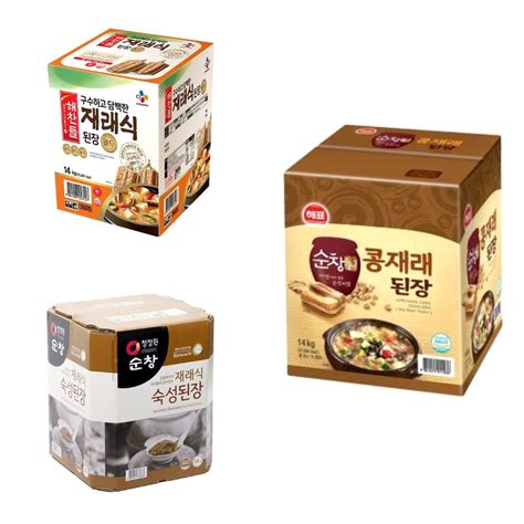 Doenjang 14kg Soybean Paste Cj Sajo Daesang Shopee Philippines