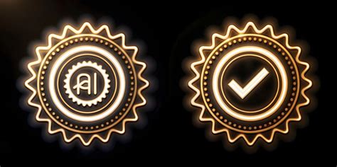 Premium Photo 3d Ai Algorithm And Quality Standards Icons For Vector