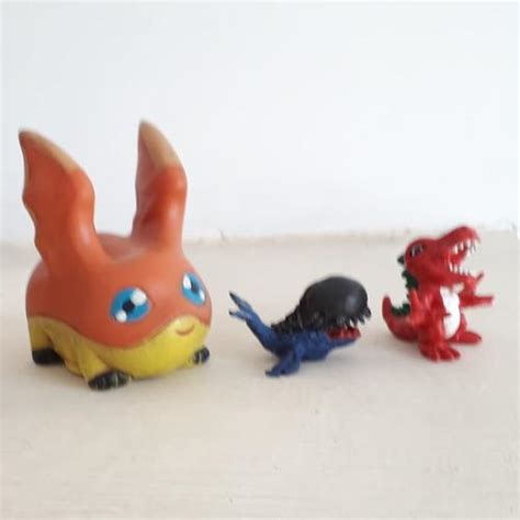 Jual Action Figure Digimon Whamon Tailmon Patamon Tyranomon Bandai