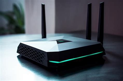 Premium Photo Router On The Table Modern Highspeed Wifi Router For Computer And Cellular Networks