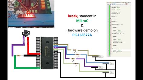 Using Break Command In Mikroc For Pic Hardware Demo Using Pic16f877a