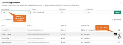 Create New Unity User Account Powerfleet Knowledge