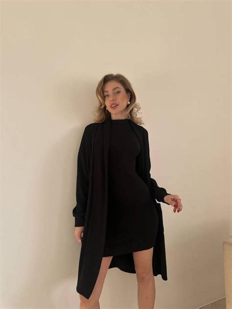 Сукня з кардиганом — ціна 950 грн у каталозі Короткі сукні Купити жіночі речі за доступною ціною