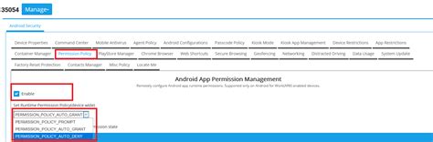 Android Enterprise Permission Management Customer Support And Training Codeproof