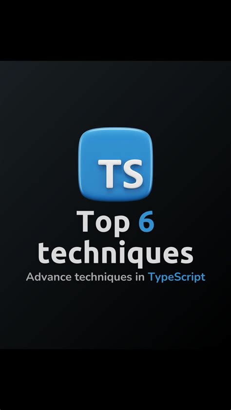 Anas Naser On Linkedin Typescript Features Techniques