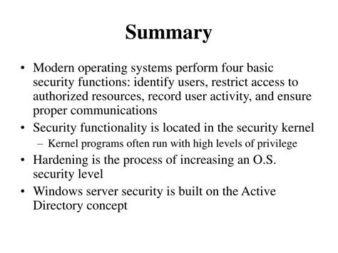 PPT Operating System Security PowerPoint Presentation Free Download ID