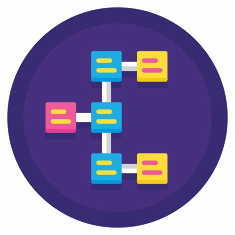 Chart Hierarchy Horizontal Structure Icon Download On Iconfinder