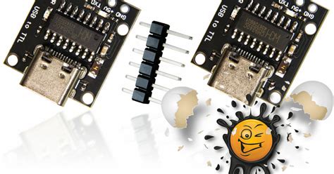 Ch340c Ch9340c Usb Ttl Rs232 Uart Dtr Seriell Konverter Iot Powered By Androegg De