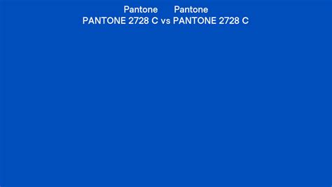Pantone 2728 C Vs Pantone 2728 C Side By Side Comparison