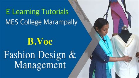 Bvoc│fashion Design And Management│e Learning Tutorials│mes College