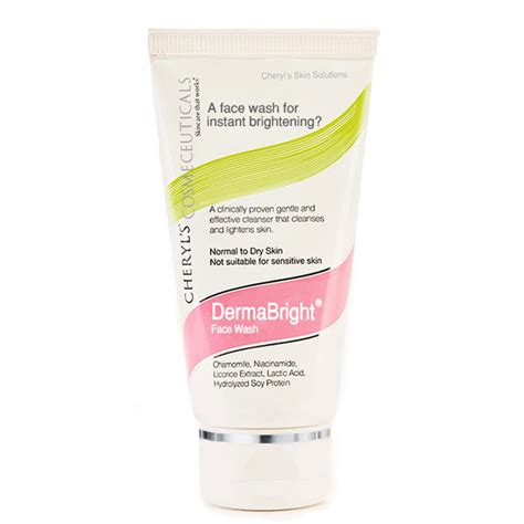 Cheryls Cosmeceuticals Dermabright Face Wash For Bighter Skin