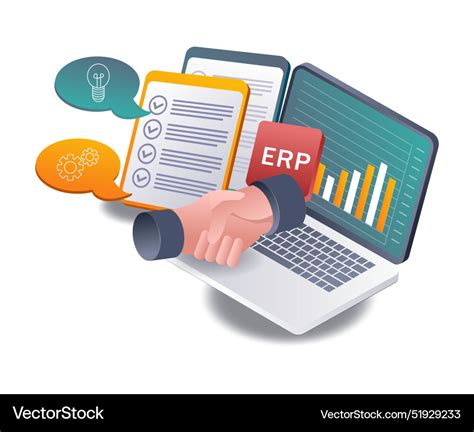 Collaborating On Erp System Integration For Vector Image